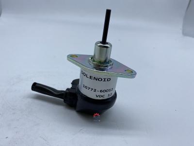 China Kubota 12V Fuel Shutoff Solenoid Valve 1G772-60010 1G772-60012 Stop Solenoid for sale