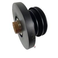 China 6BG1 Crankshaft Belt Pulley 1-12371470-0 1123714700 for Excavator ZX200-5G ZX230 for sale