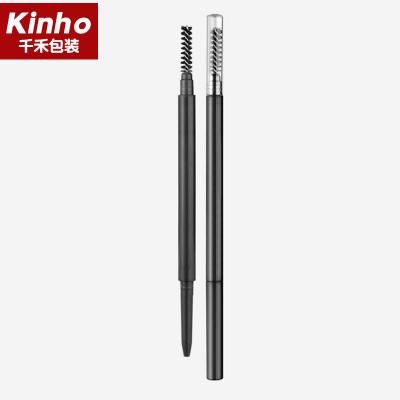 China Twist Up Empty Eyeliner Bottle 2 In 1 2.5g Eyebrow Pencil With Brush for sale