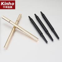 China Double Headed Empty Makeup Pencils 2 In 1 1ml Felt Tip Eyebrow Pen for sale