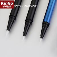 China 0.45-0.5ml Empty Eyeliner Bottle ABS 2 In 1 Liquid Pen Tube Eyebrow Pencil Double Head for sale