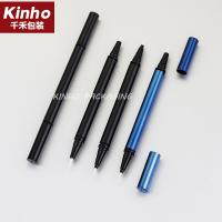 China 0.45-0.5ml Empty Eyeliner Bottle ABS 2 In 1 Liquid Pen Tube Eyebrow Pencil Double Head for sale