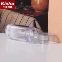 China 15ml 30ml 50ml 75ml Rotating Round Deodorant Stick Container Twist Up Cylindrical Sun Cream Stick for sale