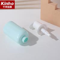 China 32MM 350ML 750ML Round Shouder Empty Lotion Containers 4cc Pump Cylindrical 500ml Pet Spray Bottle Shampoo Body Wash for sale
