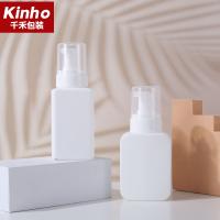 China 300ml Square Cosmetic Lotion Bottle Hand Sanitizer Facial Cleanser Liquid Soap HDPE Cosmetic Bottles for sale