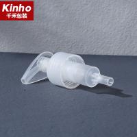 China Recycled Plastic Cosmetic Lotion Pump 24mm 28mm Dispenser Spring Outside All Full Plastic for sale