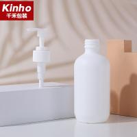 China 28/410 HDPE Shampoo Bottle Liquid Soap Hand Wash Sanitizer 500ml Boston Round Bottle for sale