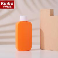 China 100ml 500ml Cosmetic Lotion Bottle 24/410 28/410 HDPE Square Oblate For Liquid Soap Sanitizer Skincare for sale