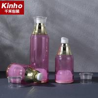 China 40ml 60ml 130ml Cosmetic AS Airless Bottle Vacuum Pump Cylindrical Bottle Lotion Bottle Face Cream for sale