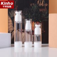 China Travel Cosmetic Airless Bottle 15-120ml Airless Pump Spray Bottle Serum Container for sale