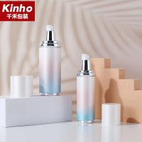 China 50ml 120ml Essential Oil Bottle ABS 15ml 30ml Airless Dropper Bottle Serum for sale