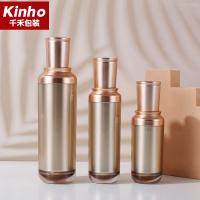 China 30ml 50ml Lotion Airless Bottle ABS 100ml Pump Double Wall Luxury Cream Serum for sale
