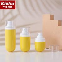 China Mini Cosmetic Airless Bottle Single Wall 15ml 30ml 50ml Pump ABS Upside Down Cute for sale