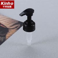 China 24/410 33/410 plastic lotion pump screw down-lock waterproof design external spring dispenser pump for shower  shampoo for sale