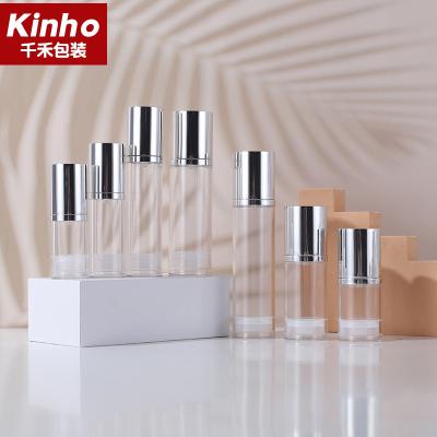 China AS Cosmetic Airless Bottle 15-120ml Serum Aluminum Vacuum Lotion for sale