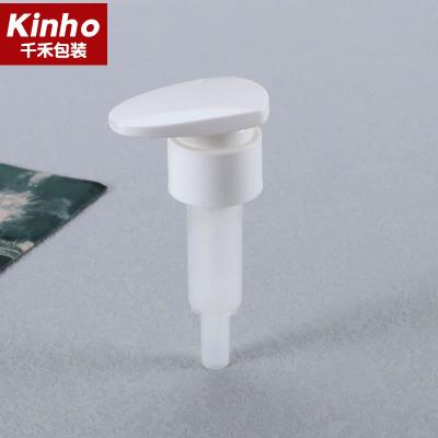 China 4cc Spring Outside Screw Down Lock Big Dosage Lotion Pump Body Dispenser 28/410 33/410 for sale