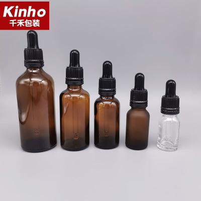 China CRC Closure Essential Oil Dropper Cap 5ml 10ml 15ml 20ml 30ml 50ml 100ml Dropper Glass Bottle Amber Transparent for sale