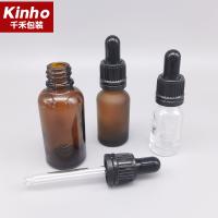 China CRC Closure Essential Oil Dropper Cap 5ml 10ml 15ml 20ml 30ml 50ml 100ml Dropper Glass Bottle Amber Transparent for sale