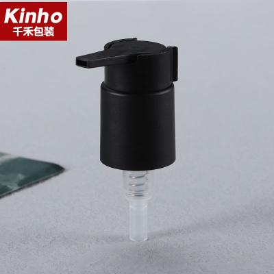 China 0.65 CC Treatment Pump Top Spring Outside 24/410 Long Nozzle Pump With Clip Left Right Lock for sale