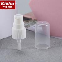 China 20/410 24/410 Cosmetic Treatment Pumps White 0.2ml/T With Full Cap Transparent for sale