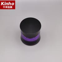 China 30g 50g Glass Cosmetic Cream Jar Luxury Waist Shape Skincare Packaging Serum for sale