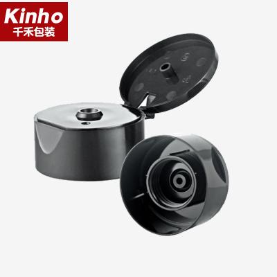 China 24/410 Cosmetic Bottle Cap Double Wall PP Flip Top Closures for sale