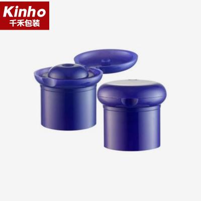 China Mushroom Cosmetic Bottle Cap 24/410 24/415 28/410 28/415 Flip Top Bottle Lids PP for sale