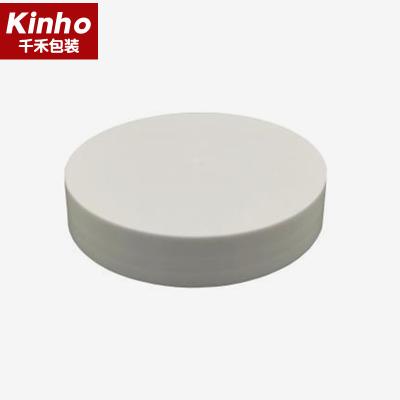 China 47mm Cosmetic Bottle Cap 68mm 89mm Screw Lids Smooth For Cosmetic Jar White Wooden Pattern for sale