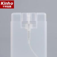 China 20ml Pocket Credit Card Shape Hand Sanitizer Spray With Cap for sale