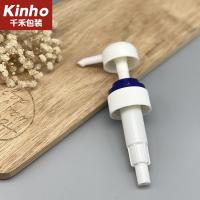 China 4ml Screw Up Down Lotion Pump Dispenser Big Dosage Round Actuator Head 28/410 33/410 for sale