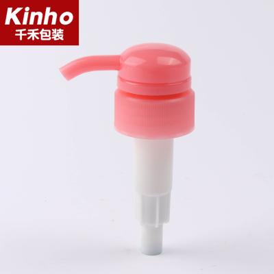 China 4cc Cosmetic Lotion Pump Screw Down Big Output Round Head 28/410 33/410 Empty Dispenser for sale