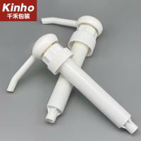 China Durable plastic 38/410 38/400 30CC Gallon Pump dispenser Screw Down Lock bottle syrup pump universal with large output for sale