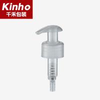 China Ribbed Smooth Cosmetic Lotion Pump Spring Inside 24mm 28mm Plastic Left Right Lock for sale
