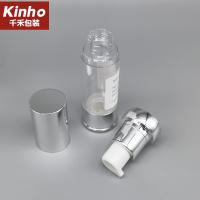 China 10-30ml airless lotion bottle Empty UV Coating Airless Bottle Slim vacuum Makeup Pump Bottle for sale