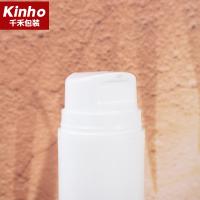 China 30 - 150ml Airless Pump Bottles PP Vacuum Skin Care Fat Round Shape Big Dosage 1cc for sale