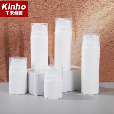 China 30 - 150ml Airless Pump Bottles PP Vacuum Skin Care Fat Round Shape Big Dosage 1cc for sale
