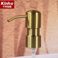China 28mm Foam Liquid Lotion Pump Metal Stainless Steel Hand Soap Pump Dispenser for sale