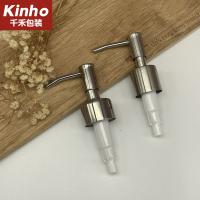 China 24/410 28/400 Plastic Bottle Lotion Pump Customized Cream Pump Round Press Cap for sale