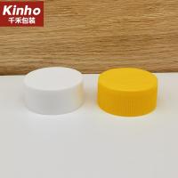 China 43/410 Plastic Screw Cap Ribbed Smooth For 43mm Foam Bottle Refillable Package for sale