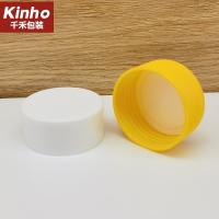 China 43/410 Plastic Screw Cap Ribbed Smooth For 43mm Foam Bottle Refillable Package for sale