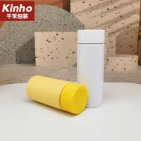 China 43/410 Plastic Screw Cap Ribbed Smooth For 43mm Foam Bottle Refillable Package for sale