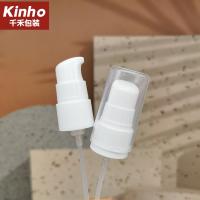 China Full Cap Mono PP Cosmetic Treatment Pumps Plastic Cream Pump 18/410 20/410 24/410 28/410 for sale