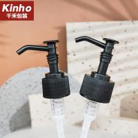 China Long Nozzle Plastic Lotion Pump Liquid Bottle Hand Soap Dispenser Pump With Screw Lock for sale