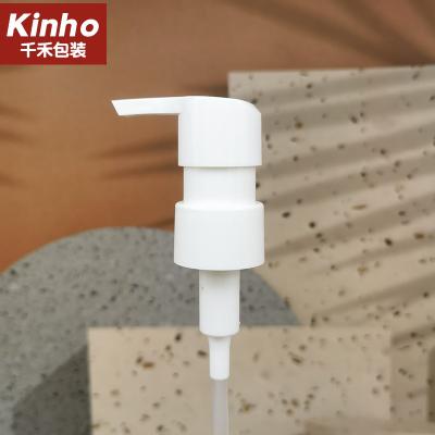 China 24/410 Long Nozzle Plastic Cosmetic Lotion Pump Left Right Lock Liquid Dispenser For Oil for sale