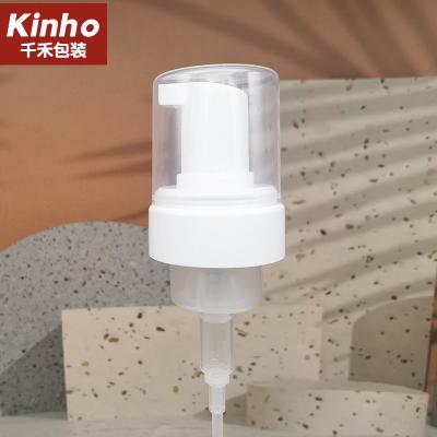 China 43/410 Spring Outside Plastic Soap Foam Pump Dispenser 1.5cc Big Dosage for sale