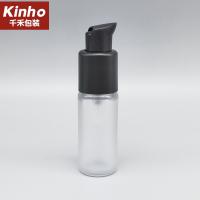China 0.4cc Black Matt 20/410 Plastic Cream Pump For Serum Water Essence Foundation for sale