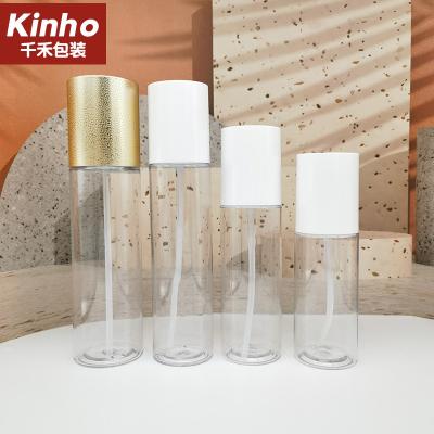 China Full Cap Cosmetic PET Bottle Spray Lotion Serum Bottle Refillable 30ml - 200ml for sale