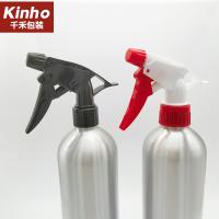 China 500ml Aluminum Bottle With Trigger Mist Sprayer Lotion Pump 24/410 28/410 for sale