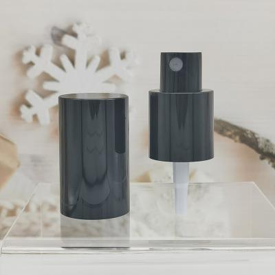 China 20/410 Black Fine Mist Sprayer With Full Cap Cover Smooth Closure 0.2cc for sale