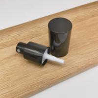 China 20/410 Black Fine Mist Sprayer With Full Cap Cover Smooth Closure 0.2cc for sale
